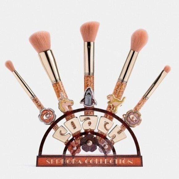 Coach and Four | Makeup | Nwt Coach Collection Tea Rose Brushset Makeup ...